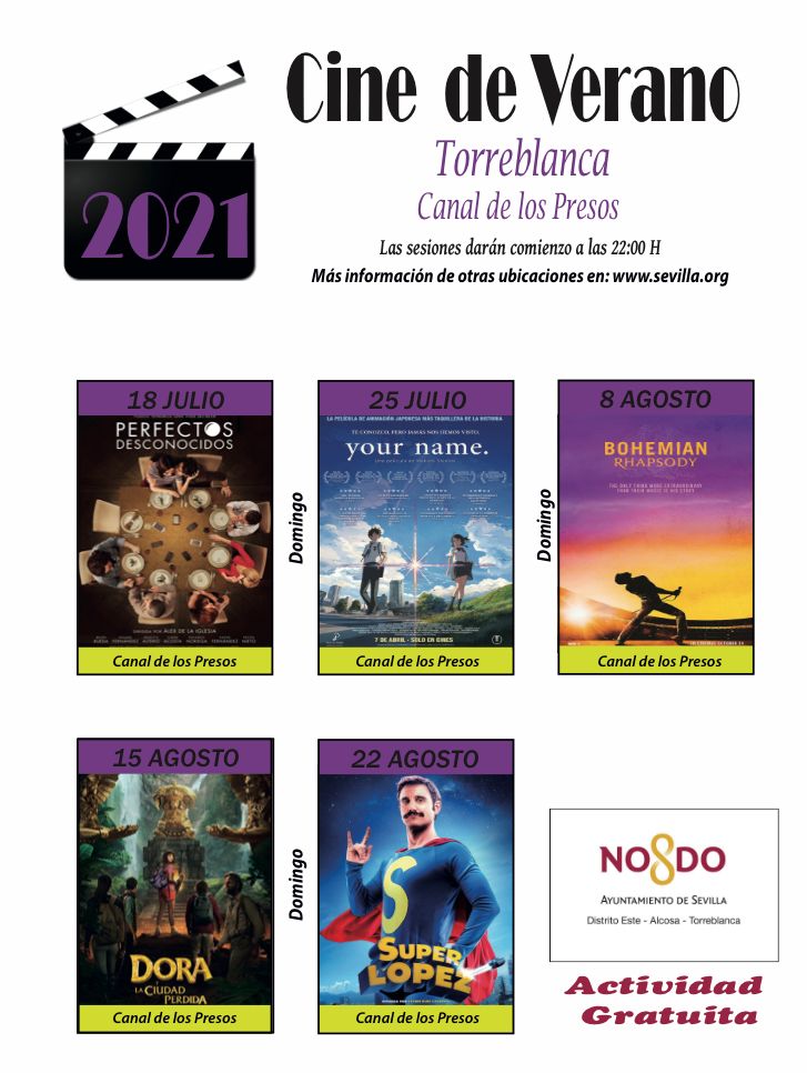 Cine de verano 2021 en Torreblanca — Actualidad